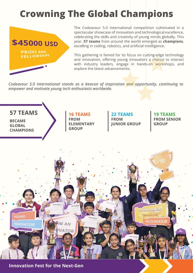 Codeavour 5.0 International Impact Report - The Biggest International ...