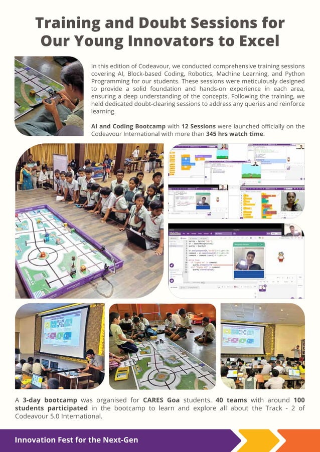 Codeavour 5.0 International Impact Report - The Biggest International AI, Coding and Robotics ...