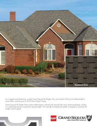 Impact resistant shingles_brochure | PDF