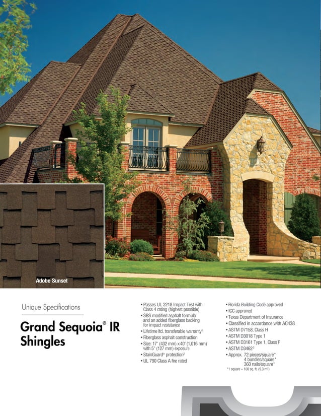 Impact resistant shingles_brochure | PDF