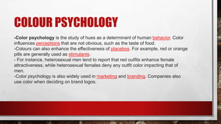 colour Impacts in fashion and apparel | PPTX