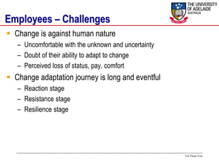 Impacts of Change on Employees and Culture | PPT