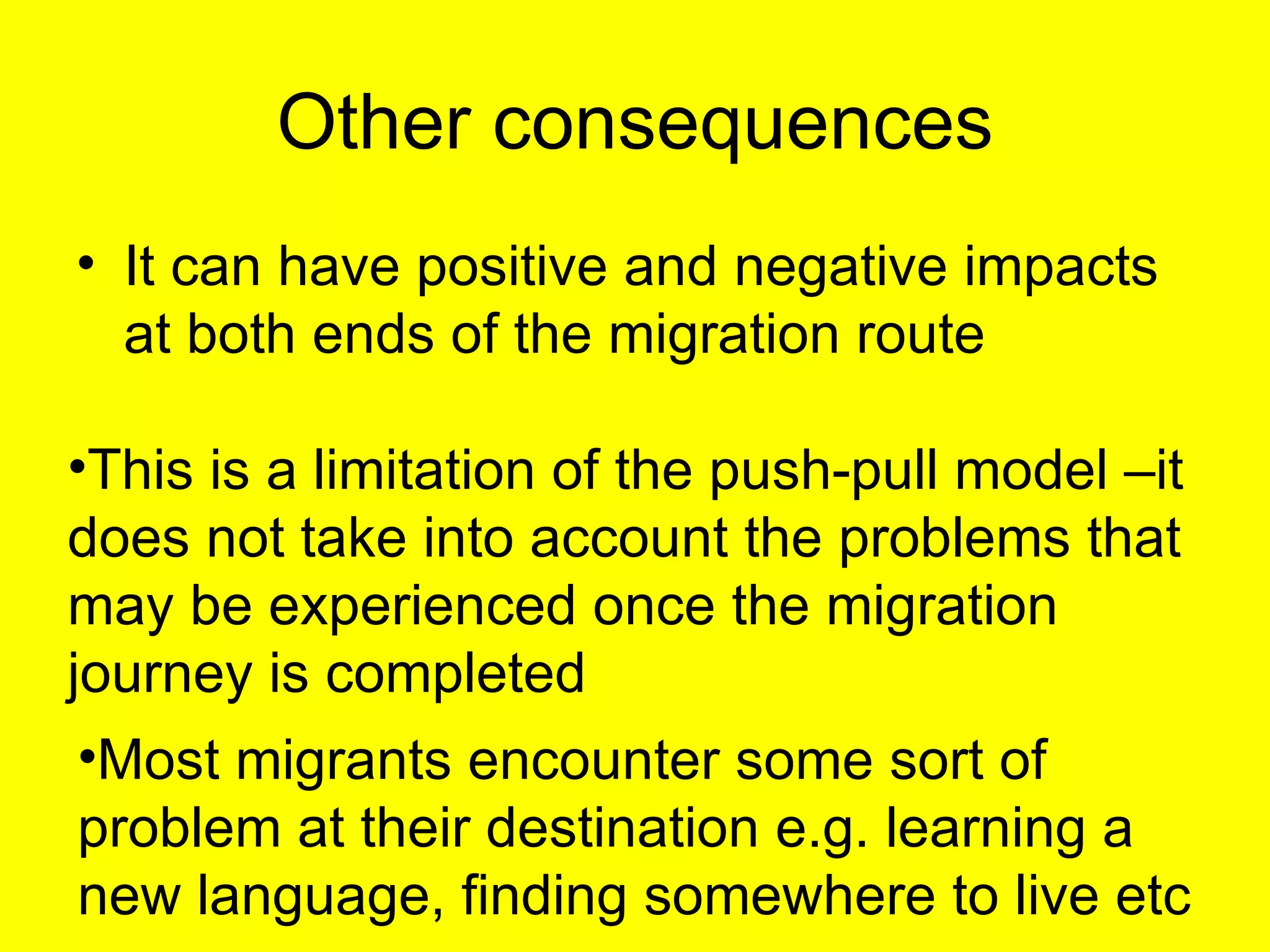 Impacts Of International Migration | PPT