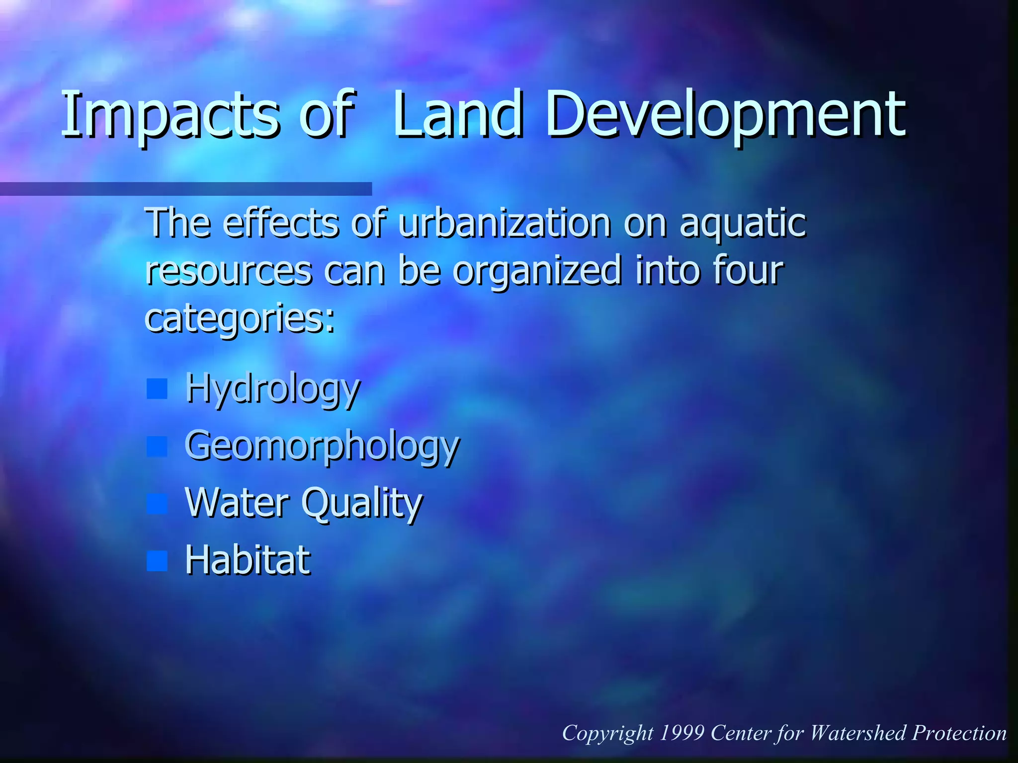 Impacts of Urbanization - Part 1 | PPT