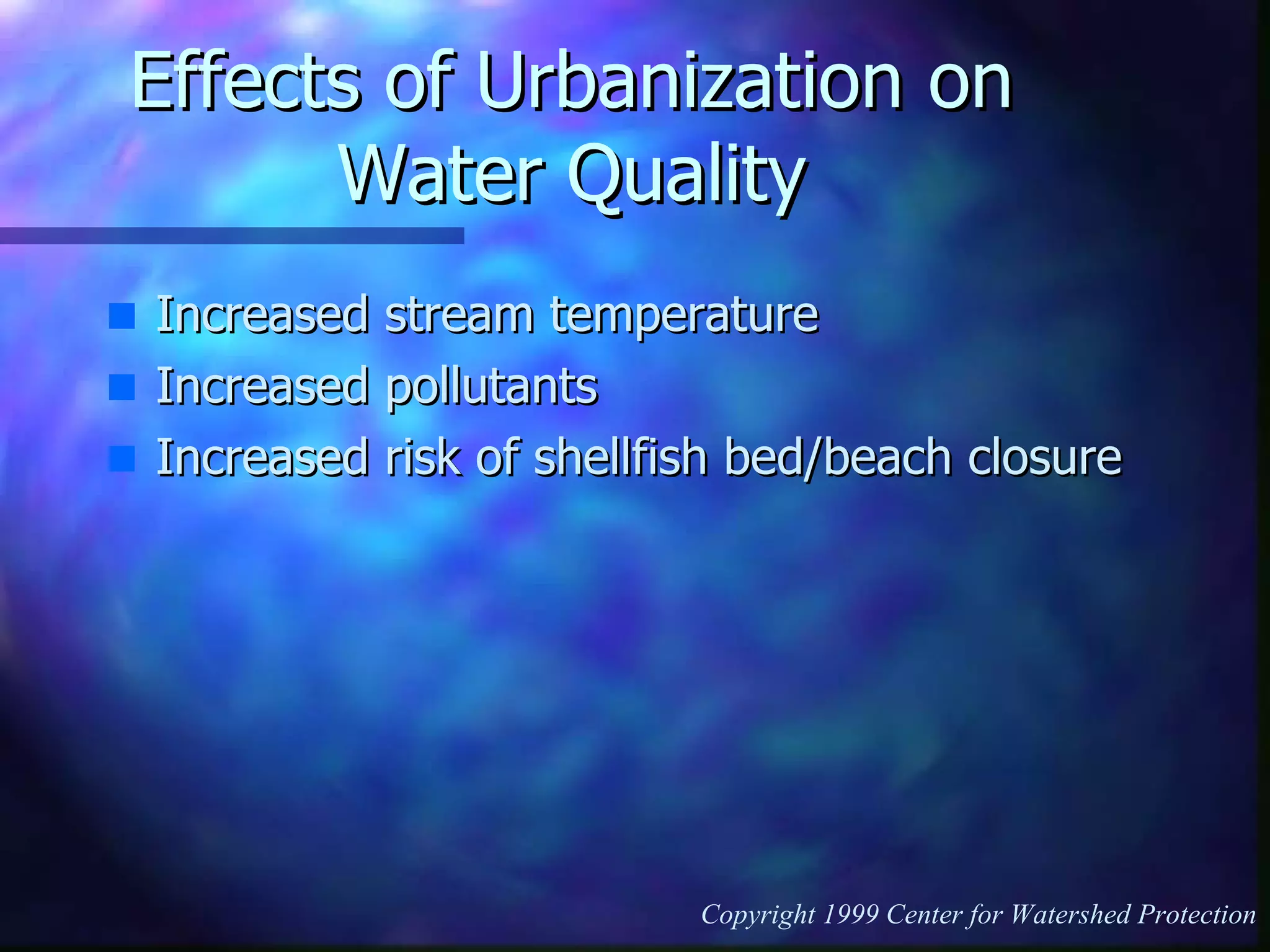 Impacts of Urbanization - Part 1 | PPT