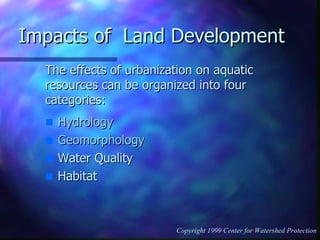 Impacts of Urbanization - Part 1 | PPT