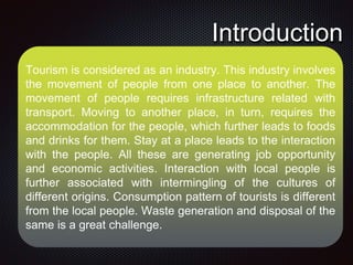Impacts and Significance of Tourism .pptx
