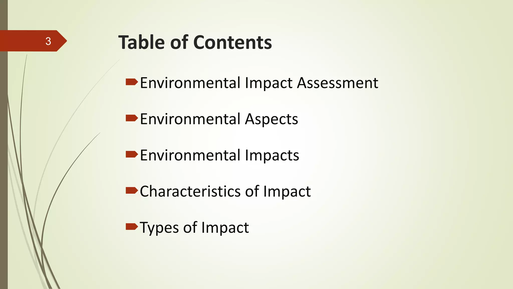 Impacts, aspects ofEnvironmental impact assessment | PPTX