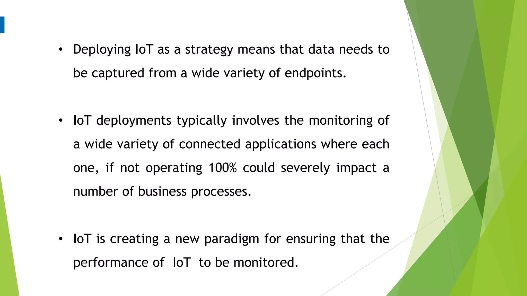 IOT and Application Performance Monitoring | PPT