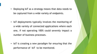 IOT and Application Performance Monitoring | PPT