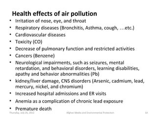 Impacts of air_&_water_pollution_on_health | PPT