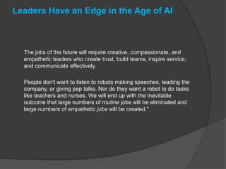 Impacts of artificial intelligence on jobs | PPTX