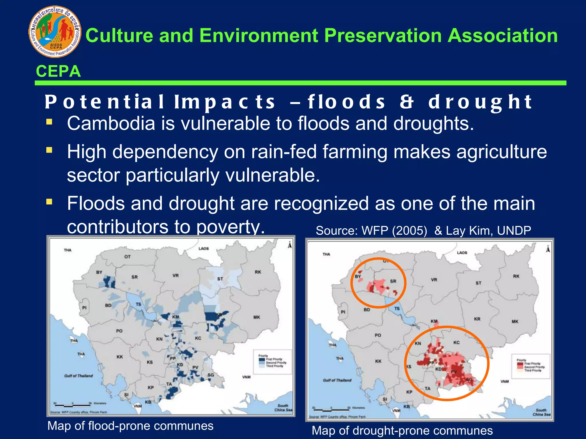 Impacts of Climate Change on Cambodia | PPT
