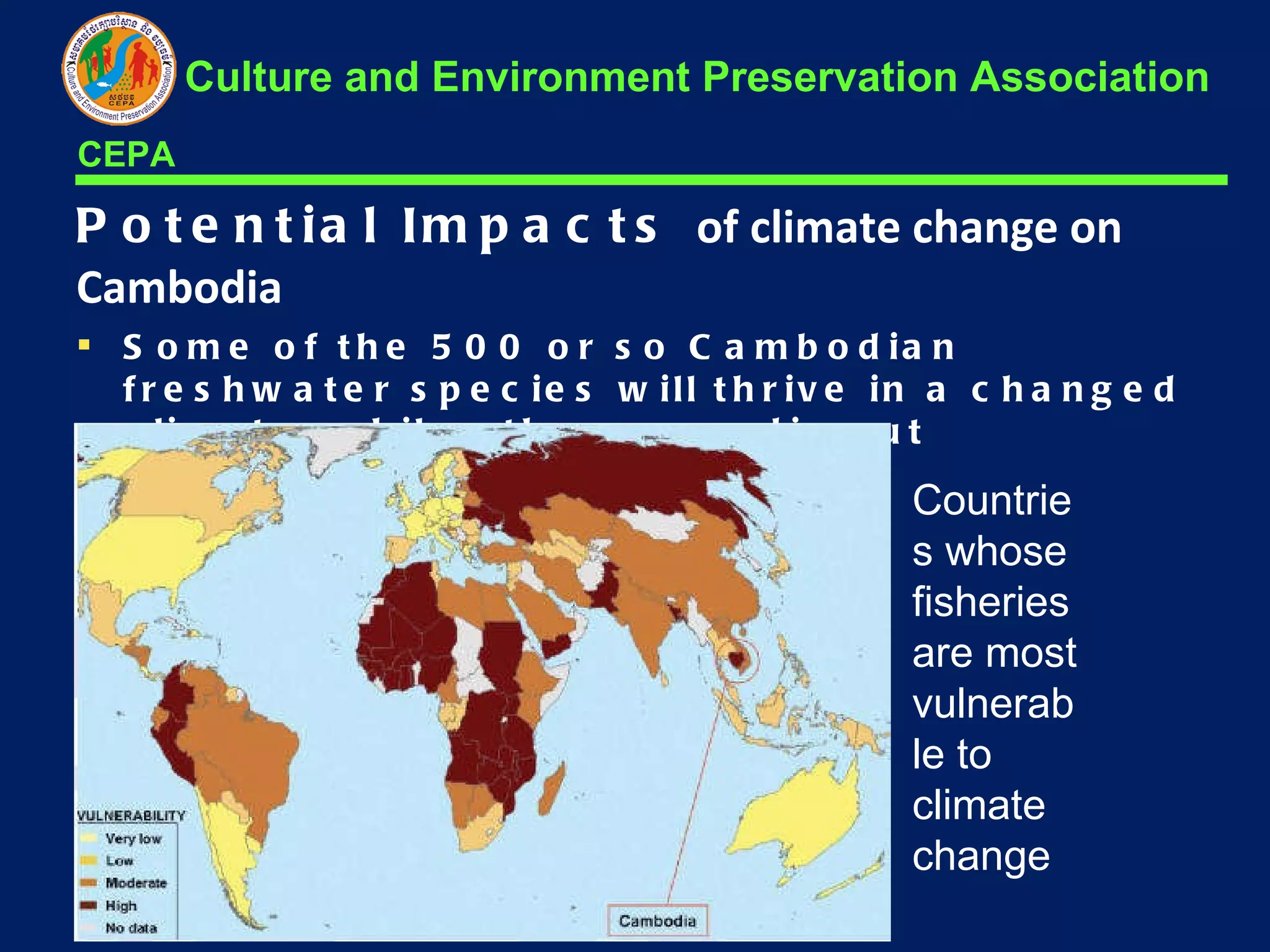 Impacts of Climate Change on Cambodia | PPT
