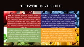 Impacts of Colour on food ppt good for student | PPTX