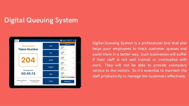 Impacts Of Digital Queuing System On Staff Productivity | PPT