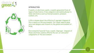 Impacts of e waste | PPTX