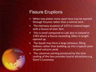 Impacts of extrusive igneous activity | PPTX | Geography | Science