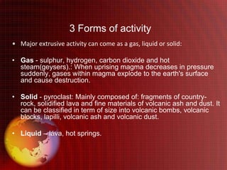 Impacts of extrusive igneous activity | PPTX | Geography | Science