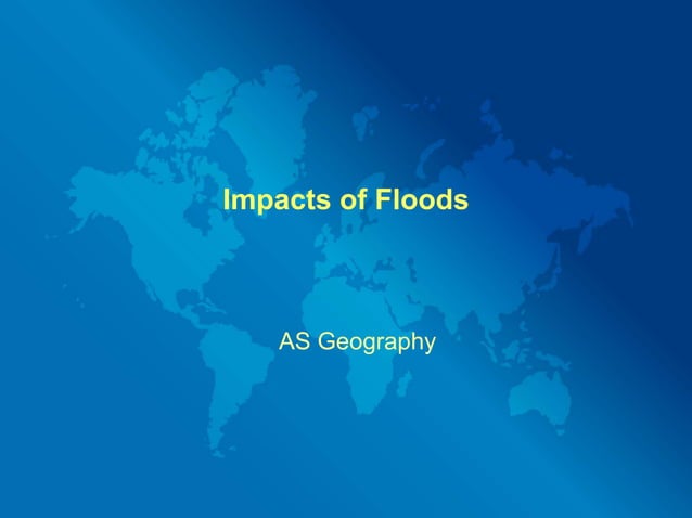Impacts Of Floods | PPTX