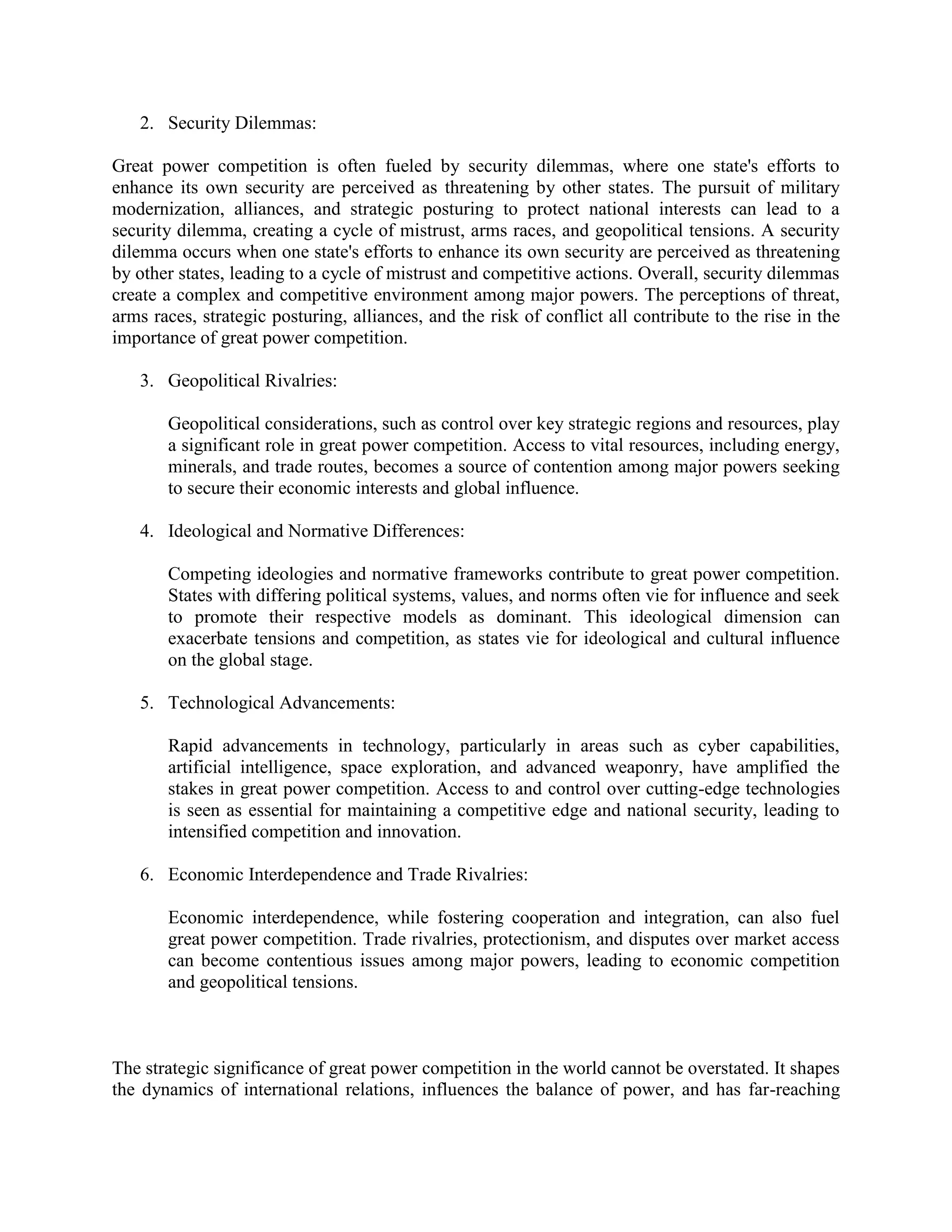 Impacts of Great Power Competition on Strategic Studies IRM21.docx