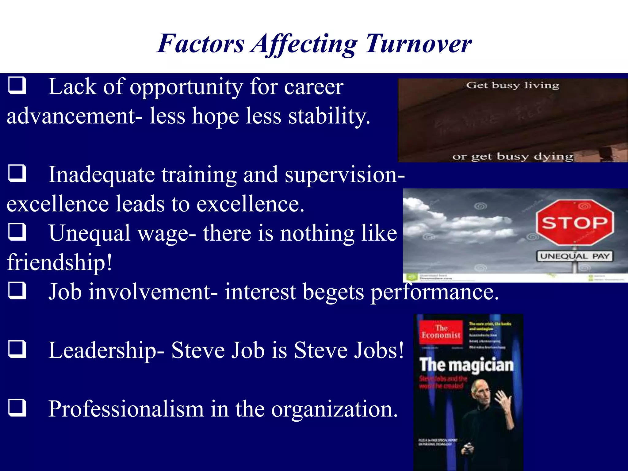 Impacts of HR on Employees Turnover | PPTX