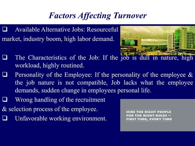 Impacts of HR on Employees Turnover | PPTX | Human Resources | Business