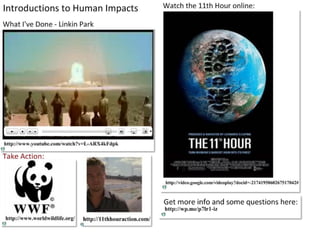 Impacts of Humans on Ecosystems | PPT