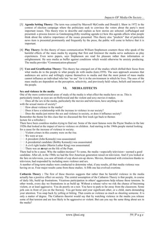 Impacts OF Media On Society A Sociological Perspective | PDF