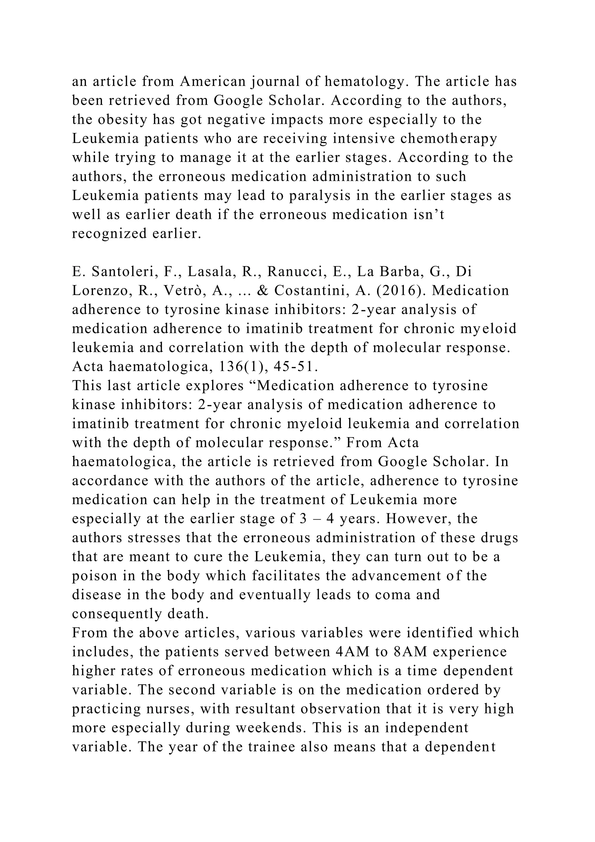 IMPACTS OF MEDICATION ADMINISTRATION ERROR 1.docx