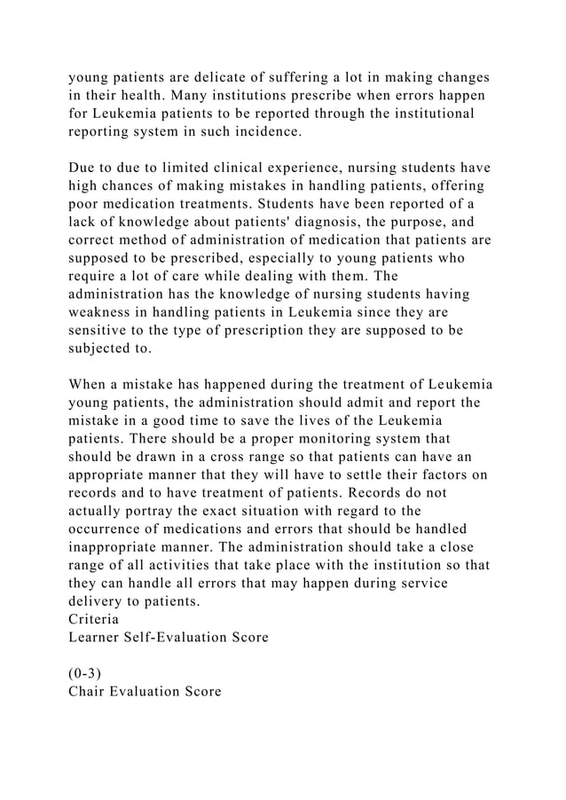 IMPACTS OF MEDICATION ADMINISTRATION ERROR 1.docx