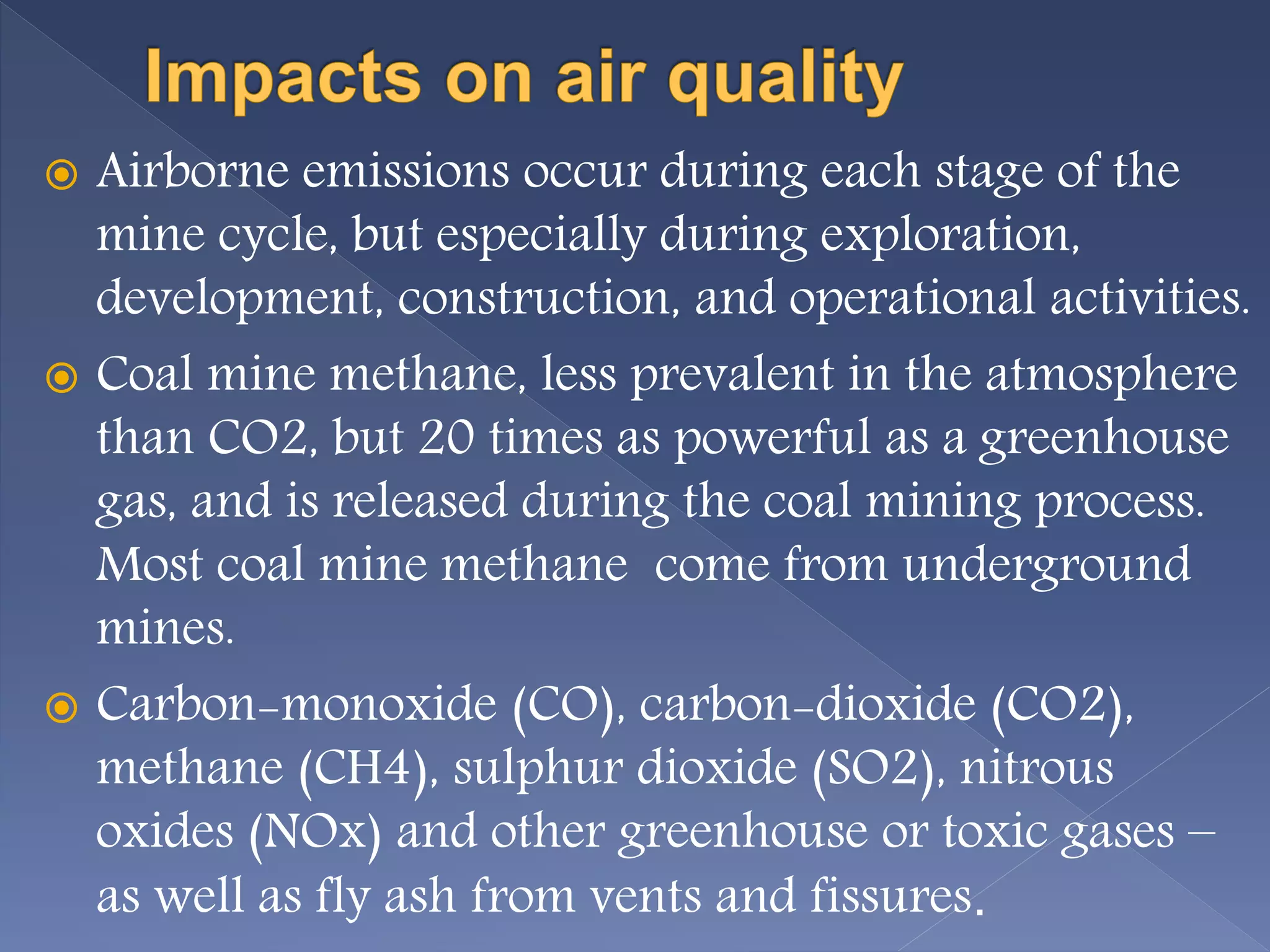 Impacts of mining | PPTX