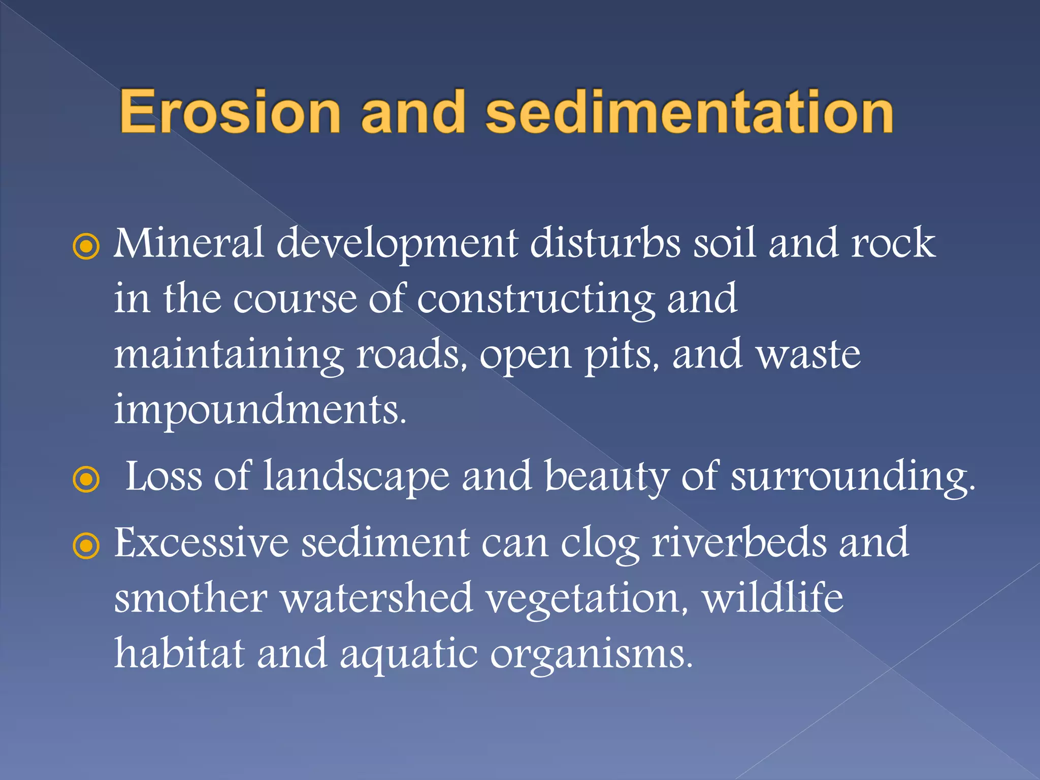 Impacts of mining | PPTX