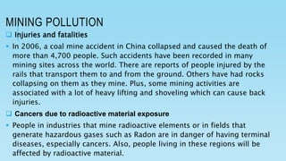 Impacts of mining on environment | PPTX