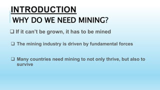 Impacts of mining on environment | PPTX