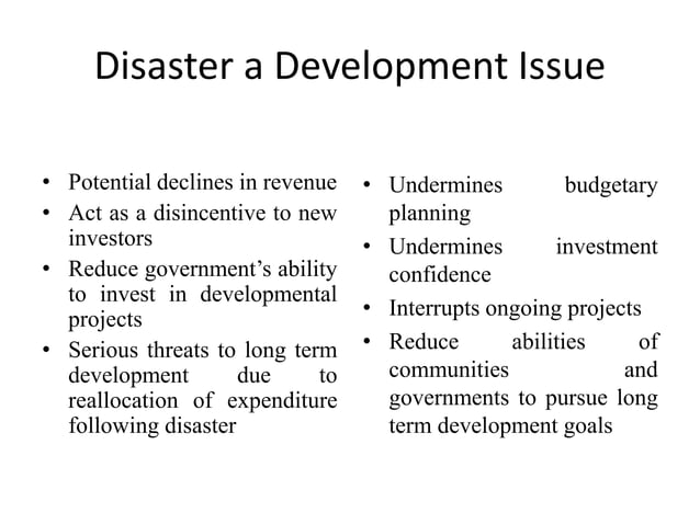 Impacts of natural disaster globally economics and development | PPTX