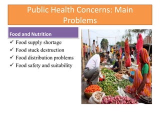 Impacts of natural disaster globally public health | PPTX