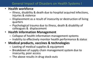 Impacts of natural disaster globally public health | PPTX