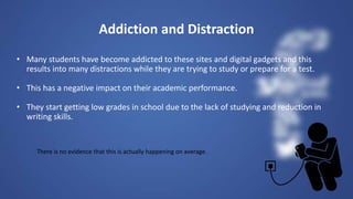 Impacts of social media on students | PPTX