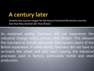 Impacts of the industrial revolution in Germany -Paula, Mariano and ...