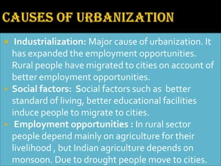 Impacts of Urbanization | PPTX