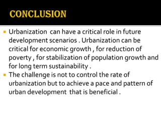 Impacts of Urbanization | PPTX