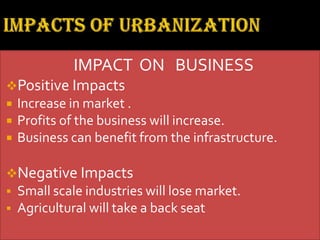 Positive Effects Of Urbanization