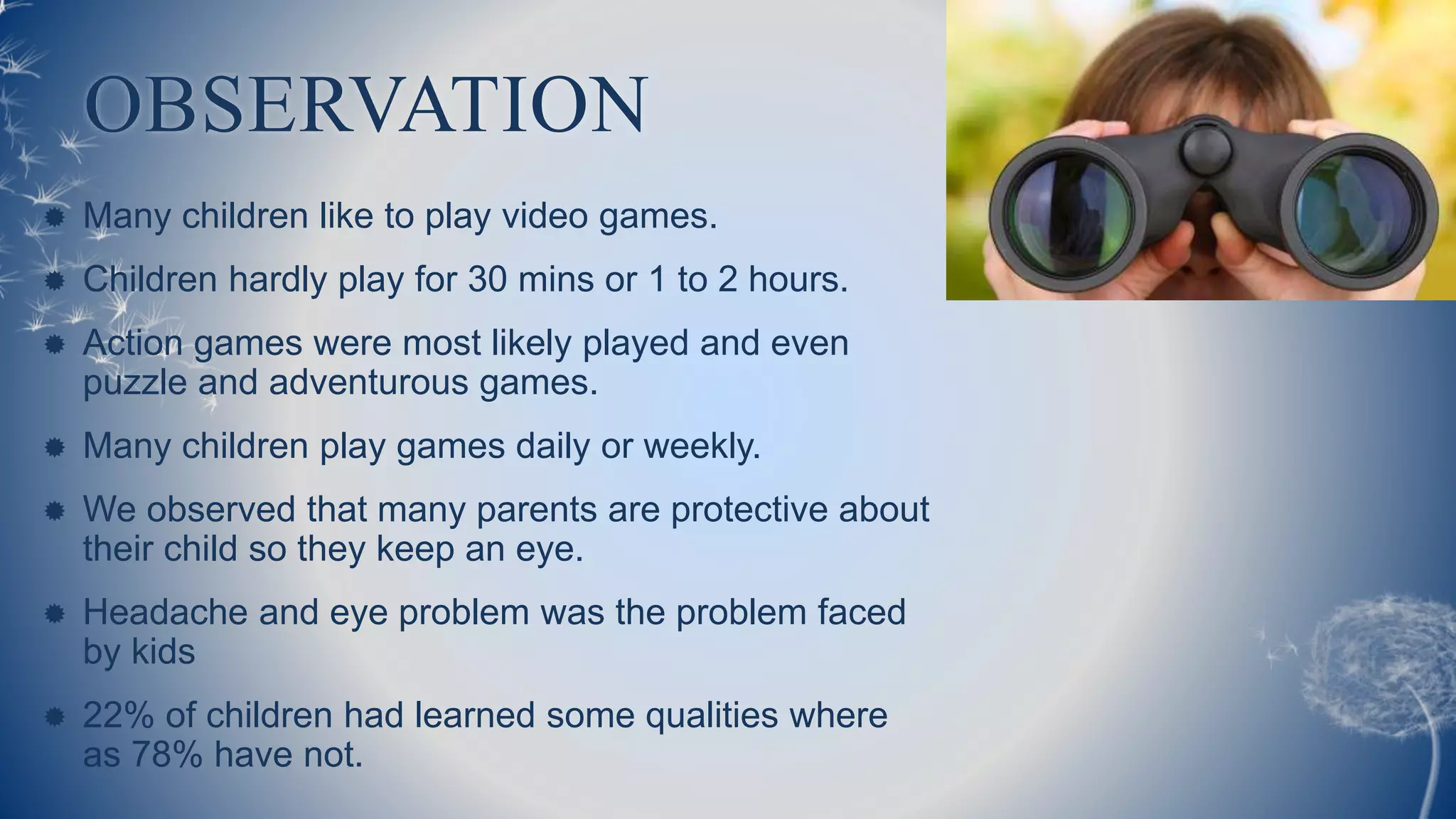 Impacts of video games on childrens | PPTX
