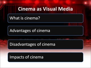 Impacts Of Electronic Visual Media On Society | PPT