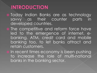 Impact of FDI on Indian Banking Sector | PPTX
