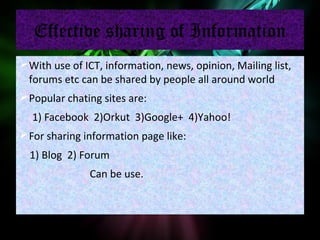Impact of ICT | PPS