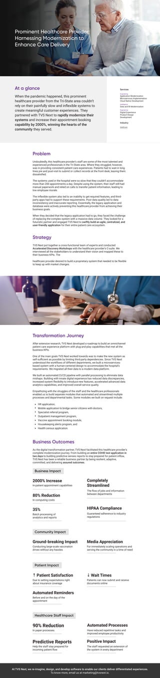 Prominent Healthcare Modernization | PDF