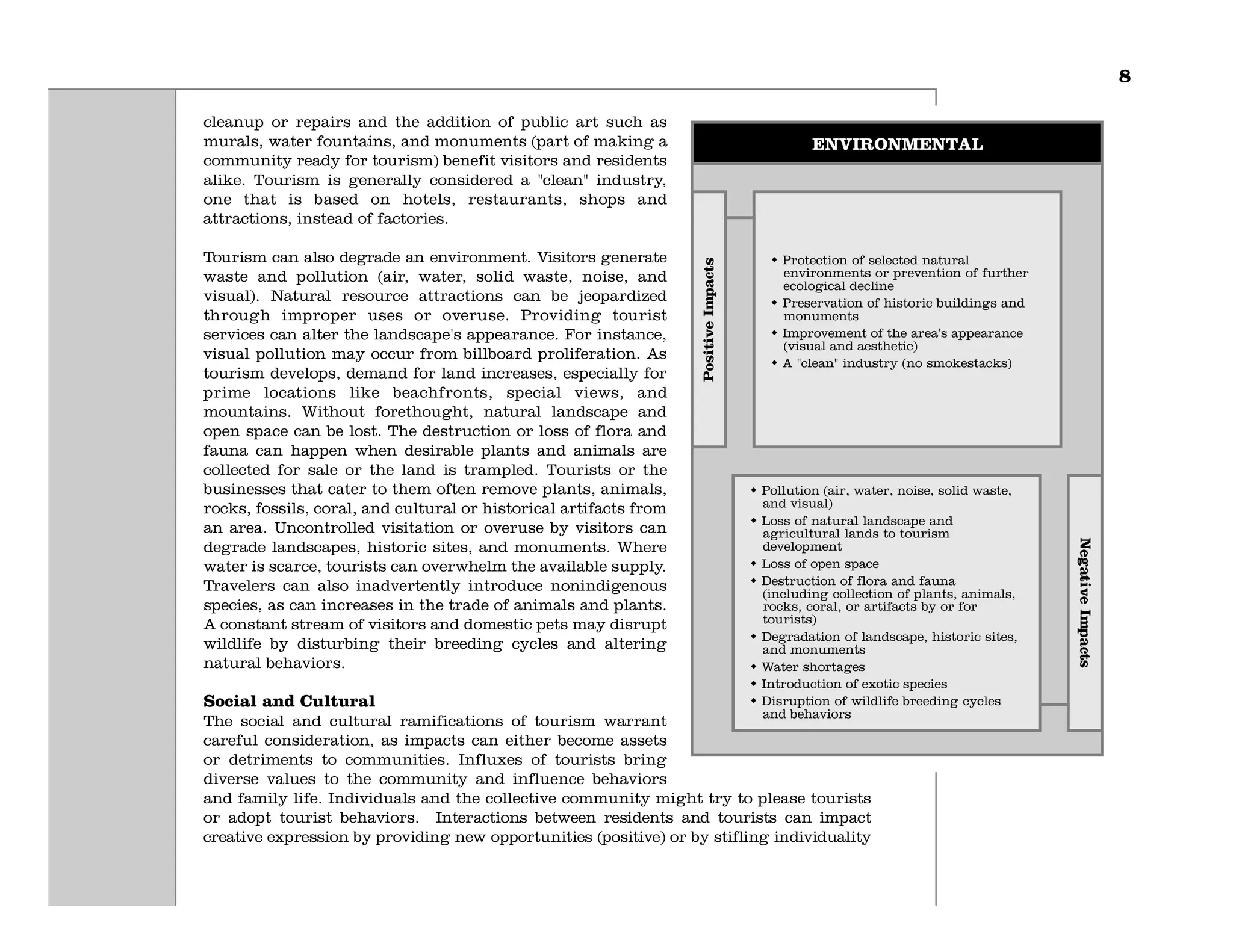 Impacts of Tourism | PDF