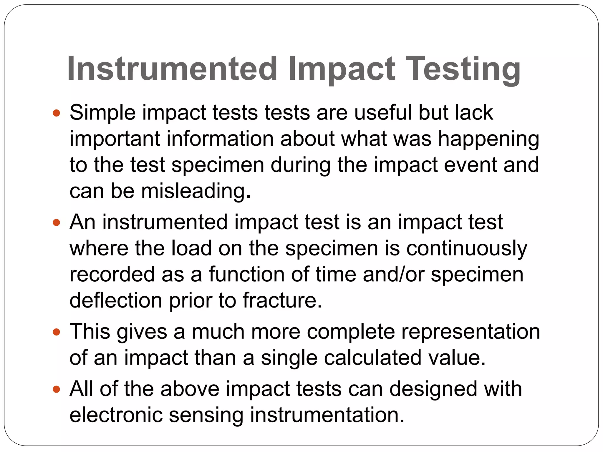 Impact test | PPTX